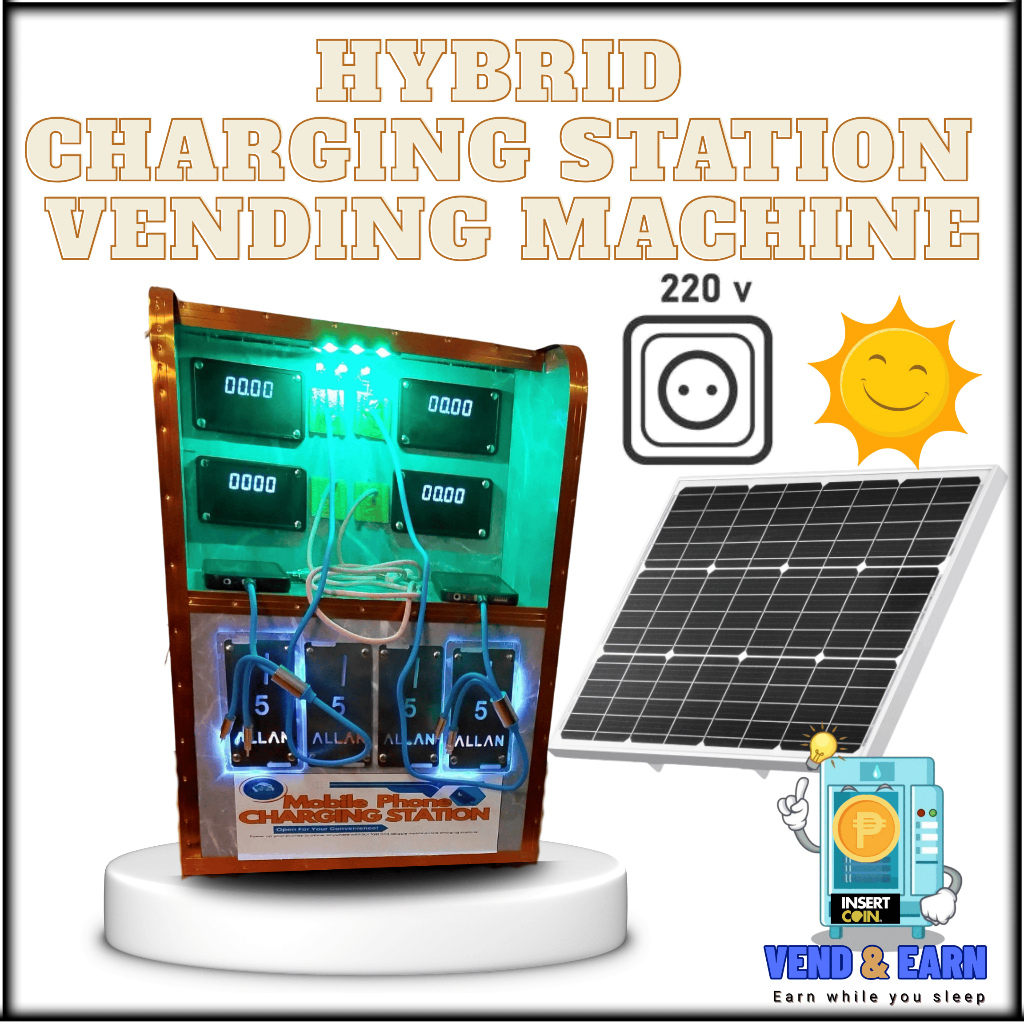 BestbuyVendo Mobile Phone Charging Station Hybrid Type | Solar ...