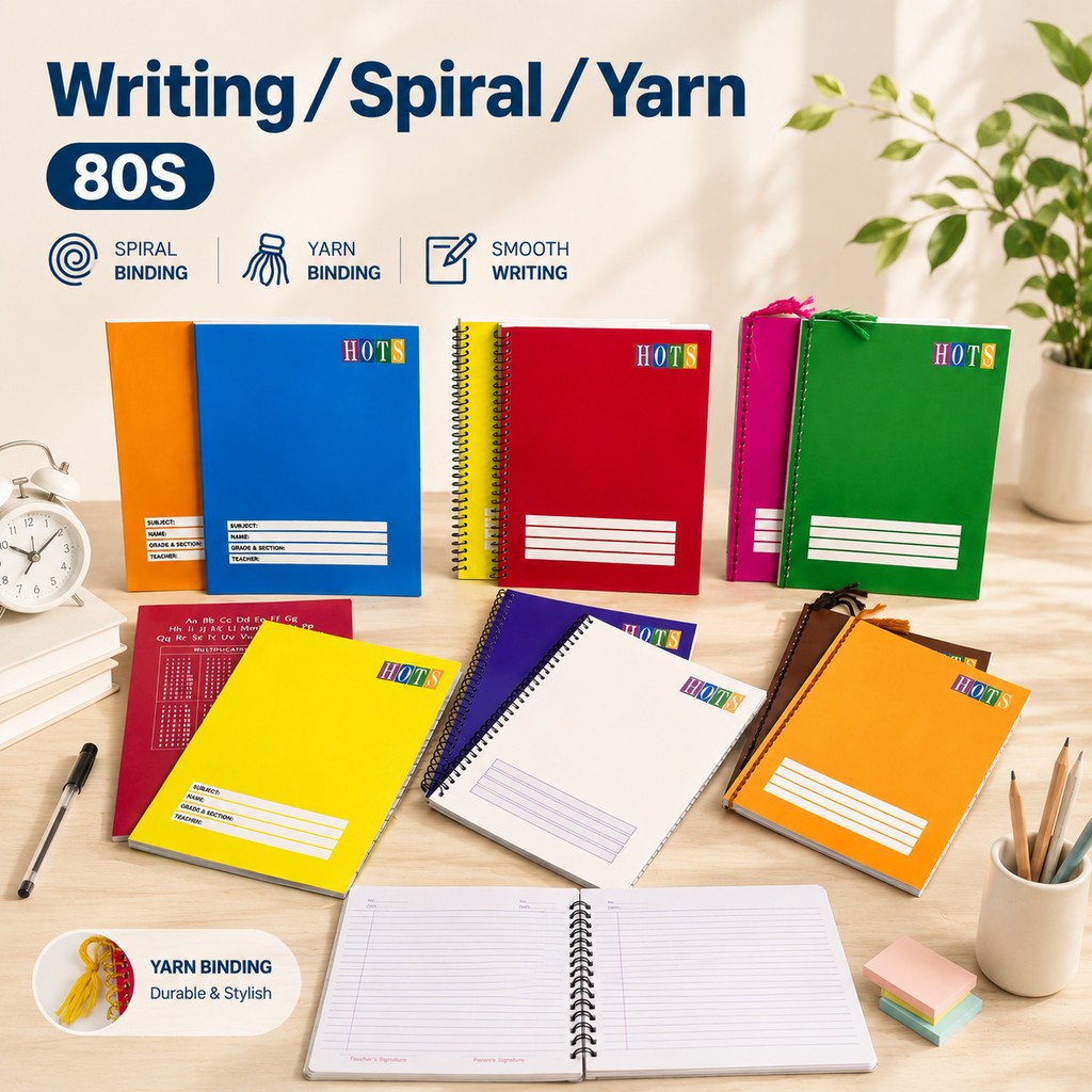 10Pcs HOTS Spiral Notebook Neon Colors 80 Leaves, Smooth Lined Paper ...