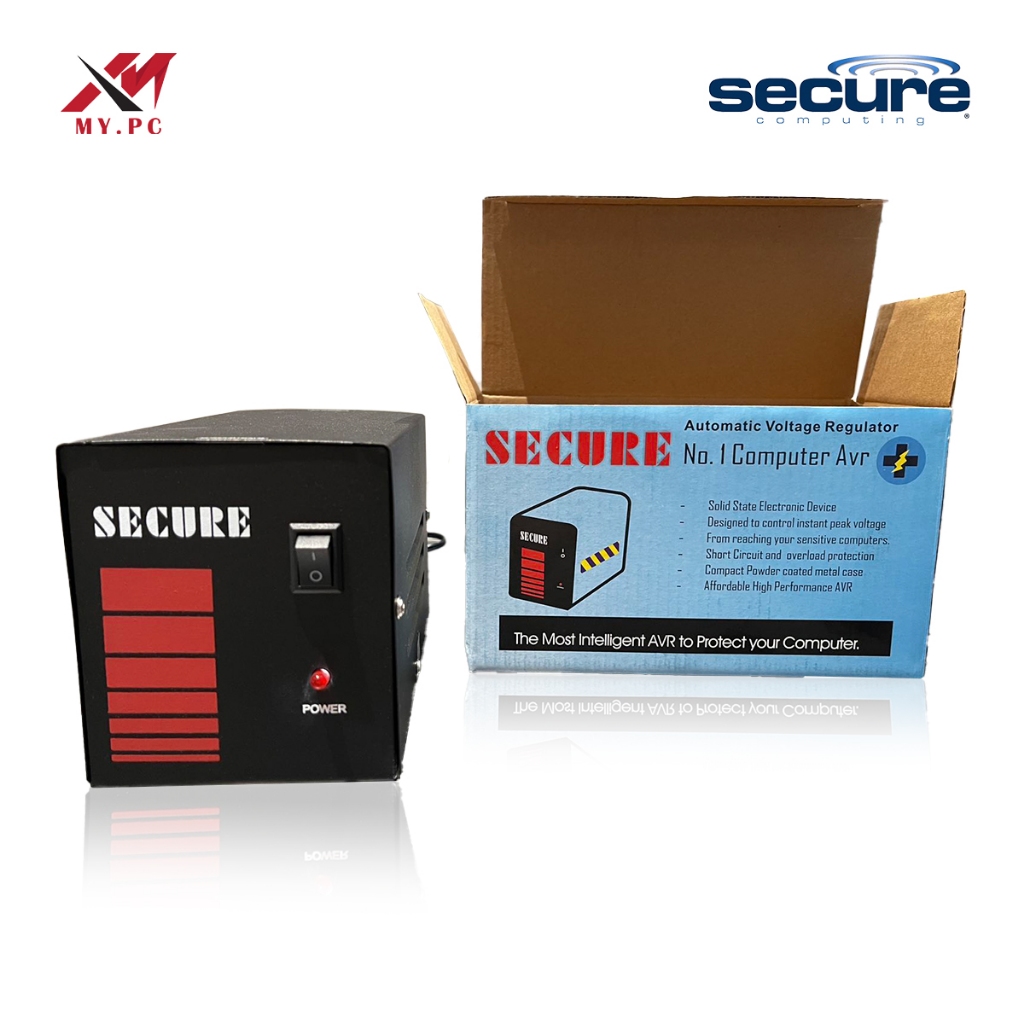 Secure 500W Automatic Voltage Regulator AVR for Desktop PC Laptop ...