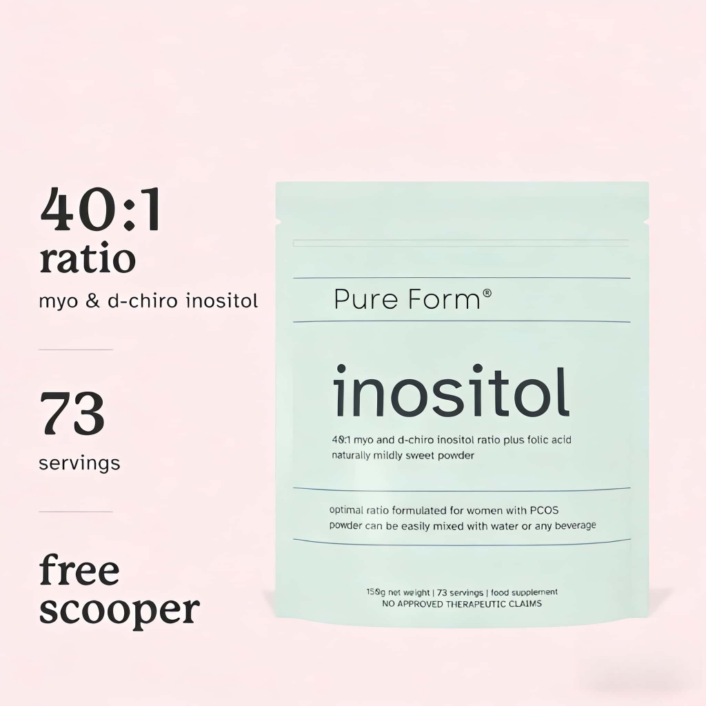 Pure Form® Inositol Powder | 40:1 Myo-Inositol + D-Chiro-Inositol w ...