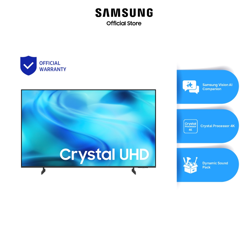 [NEW] Samsung 50" Crystal UHD U8000H 4K Smart TV (2026) UA50U8000HGXXP ...