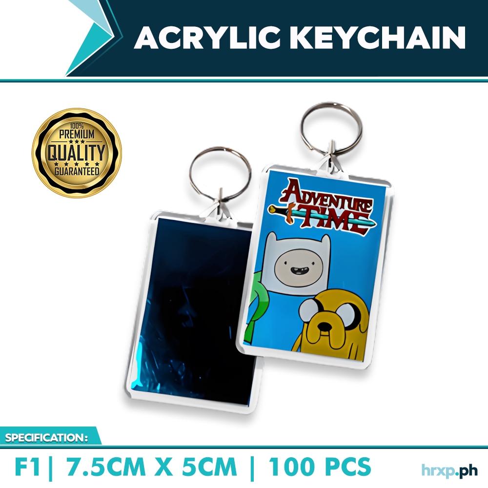 Quaff F1 Acrylic Keychain Rectangle Openable Photo Insert Key Chain 7x4 ...