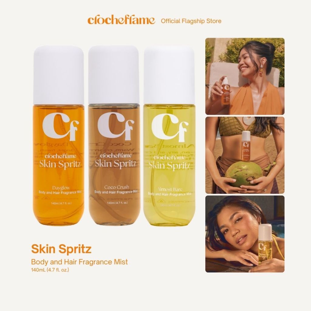 Clocheflame Skin Spritz 140ml [Body and Hair Fragrance Mist] | Shopee ...