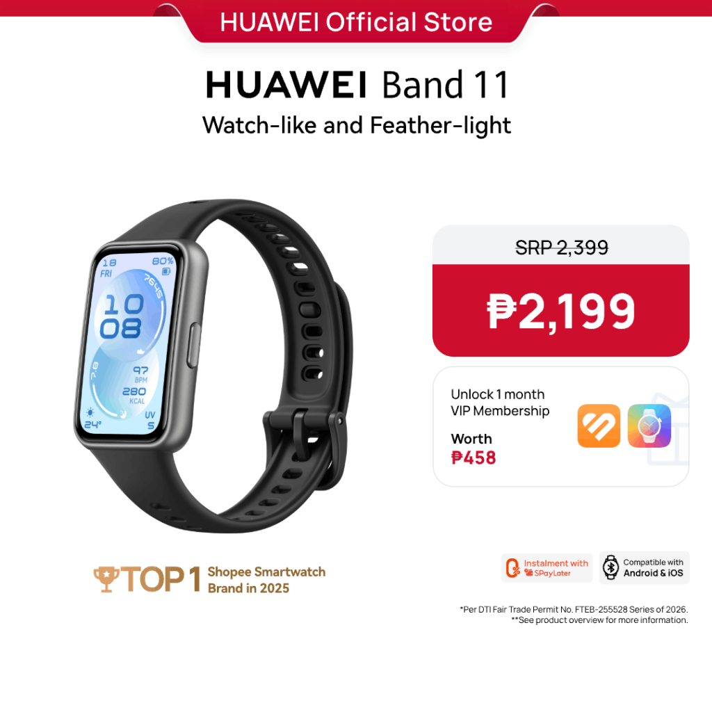 HUAWEI Band 11 Series Smartwatch | Shopee Philippines