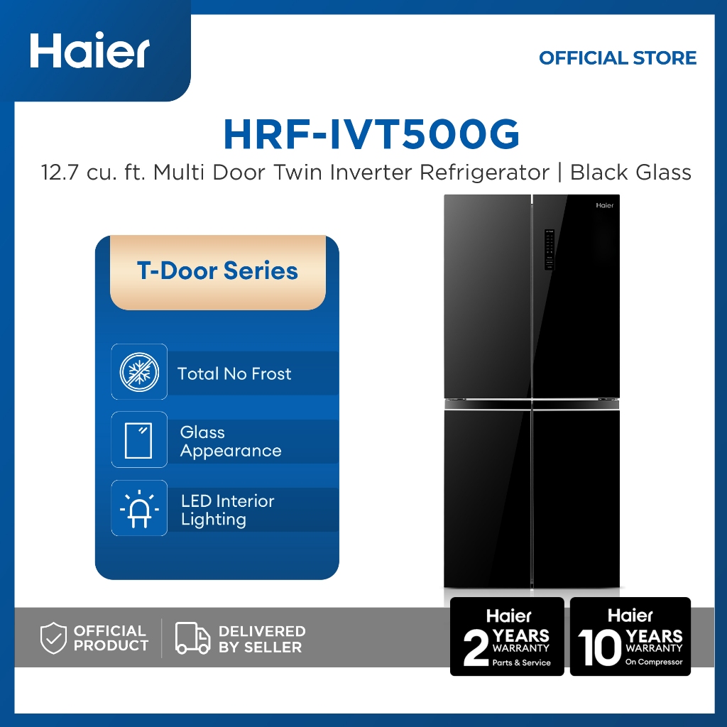 [SELLER PICK] Haier HRF-IVT500G 12.7 cu.ft./362L No Frost Twin Inverter ...