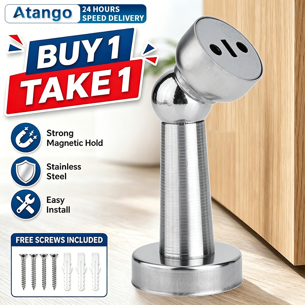 2pcs Door Stopper Magnetic Stainless Door Holder For Indoor Home Office ...