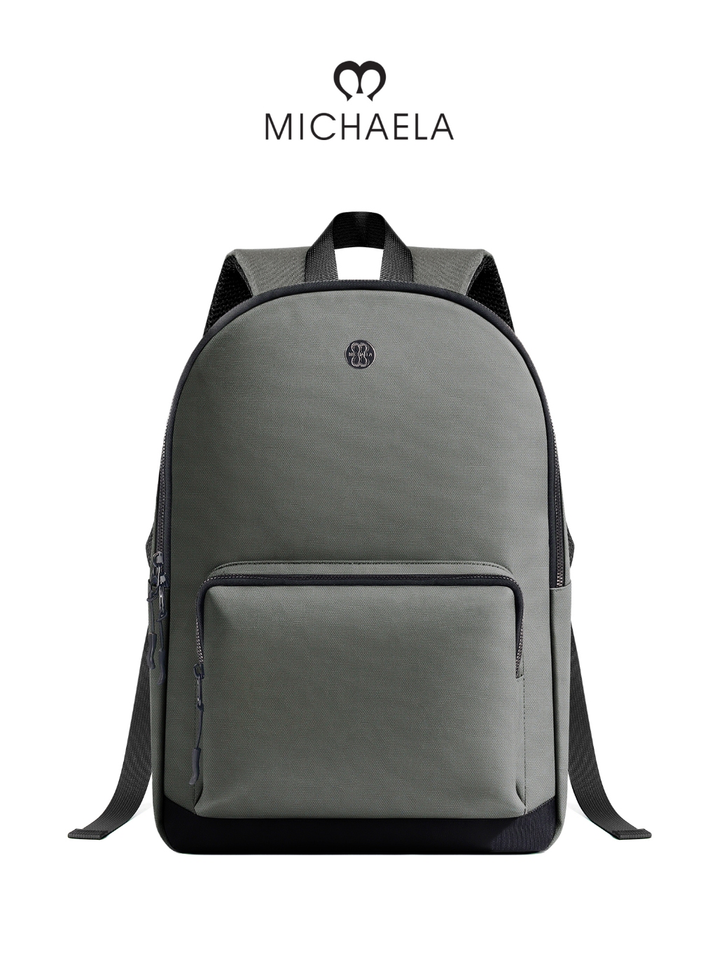 MICHAELA Minimalist Campus Backpack Laptop Sleeve Roomy School Bag for ...
