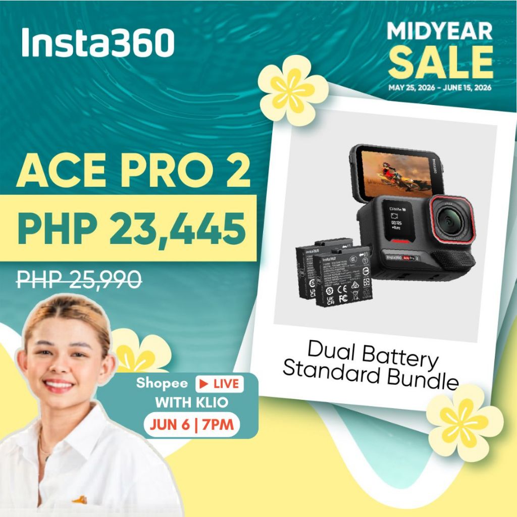 (Insta360xKLIO) Insta360 Ace Pro 2 8K AI-Powered Action Camera with ...
