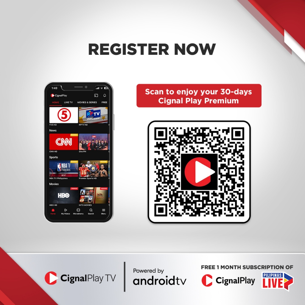 Cignal Play TV Android Box 4K Dolby Android 12 Bluetooth TV Channels ...