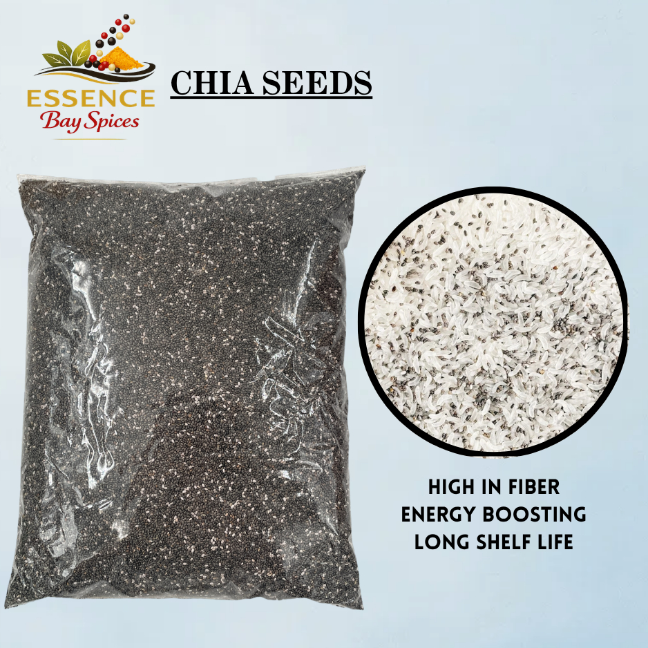 250g 100g 50g Chia Seeds ESSENCE Bay Spices | Premium Natural Whole ...
