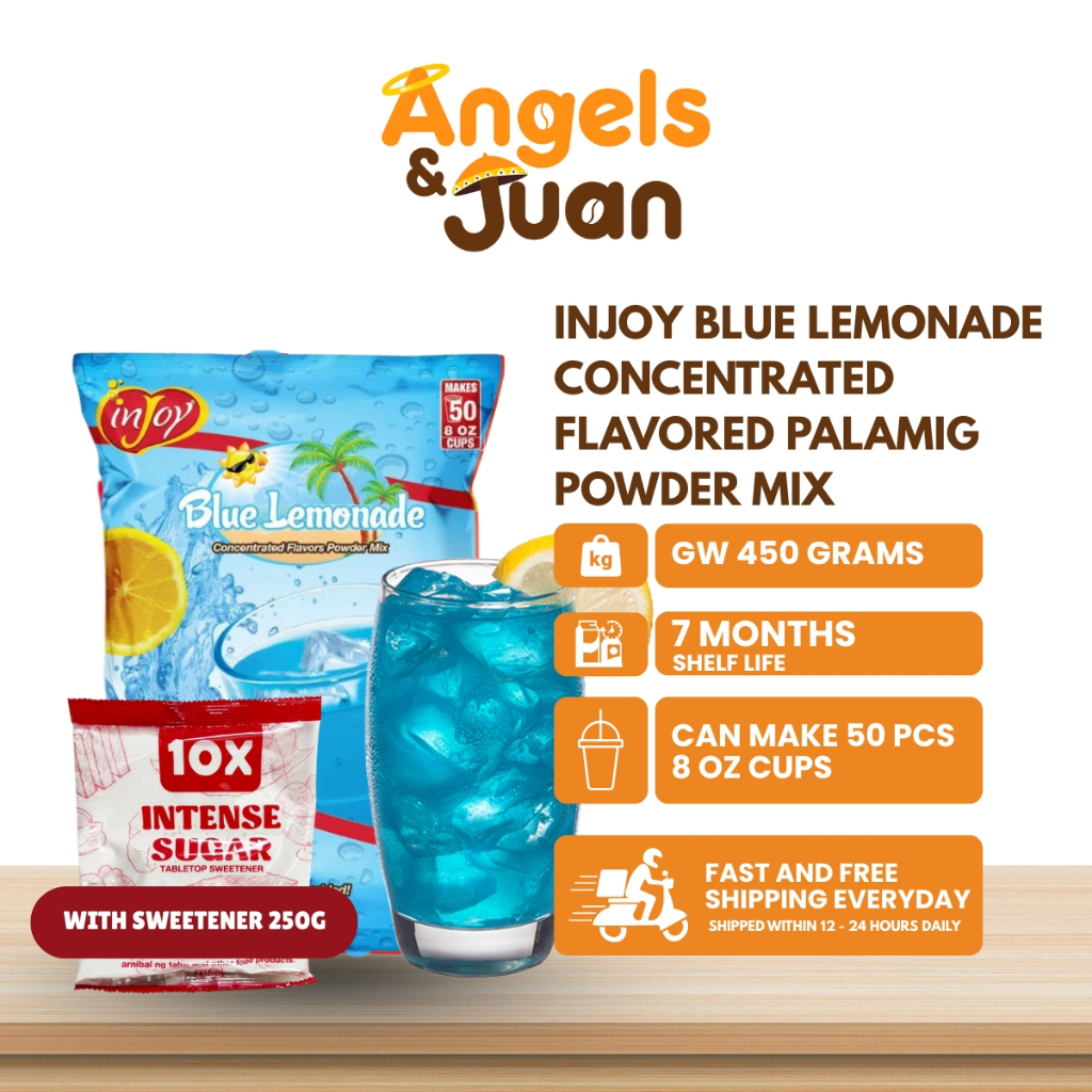 InJoy Blue Lemonade Concentrated Juice Palamig Powder 200g w/ Intense ...