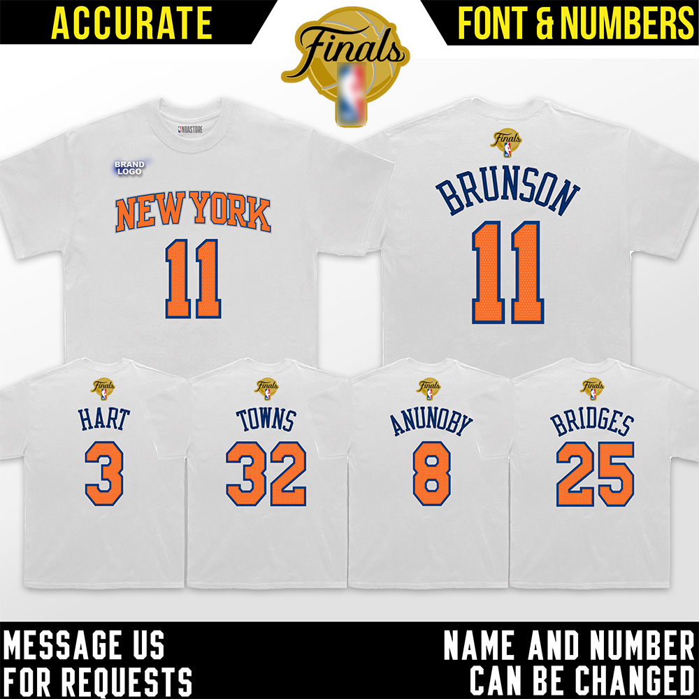 【Finals Logo】New York KNCKS Inspired Shirt T Shirt Brunson Towns ...