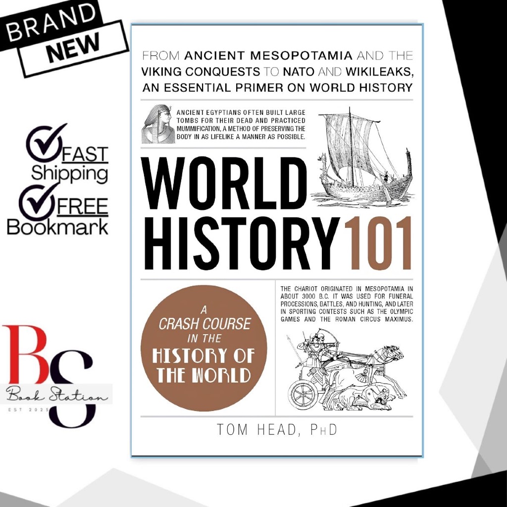 World History 101 by Tom Head PhD - Free Bookmark | Shopee Philippines