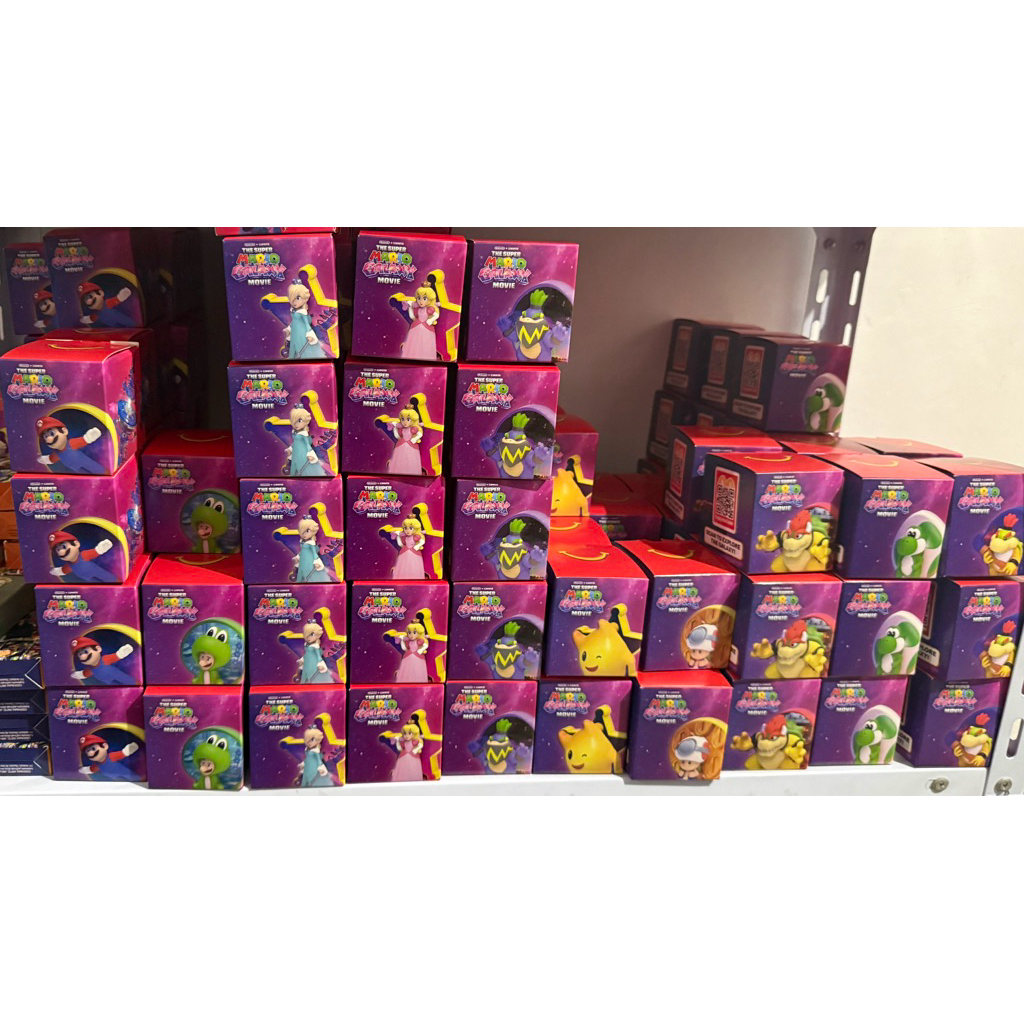 MCDO SUPER MARIO GALAXY HAPPY MEAL TOYS | Shopee Philippines