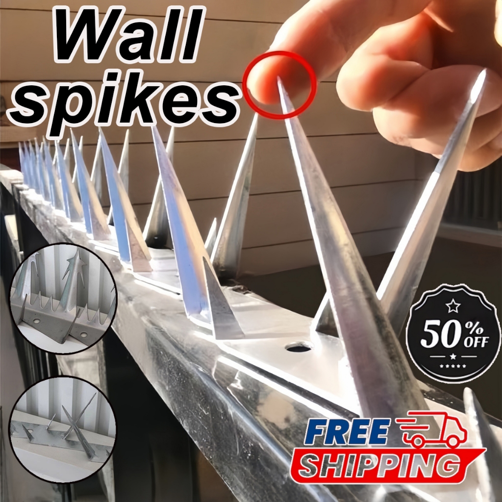 Hot Dipped Galvanized Anti Climb Wall Spike, Sharp Anti Theft Security ...
