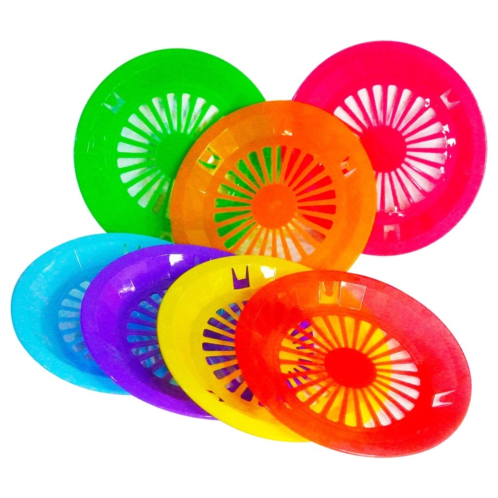 CYK-755 DISPOSABLE PLASTIC PLATE HOLDER SET ASSORTEED COLORS | Shopee ...