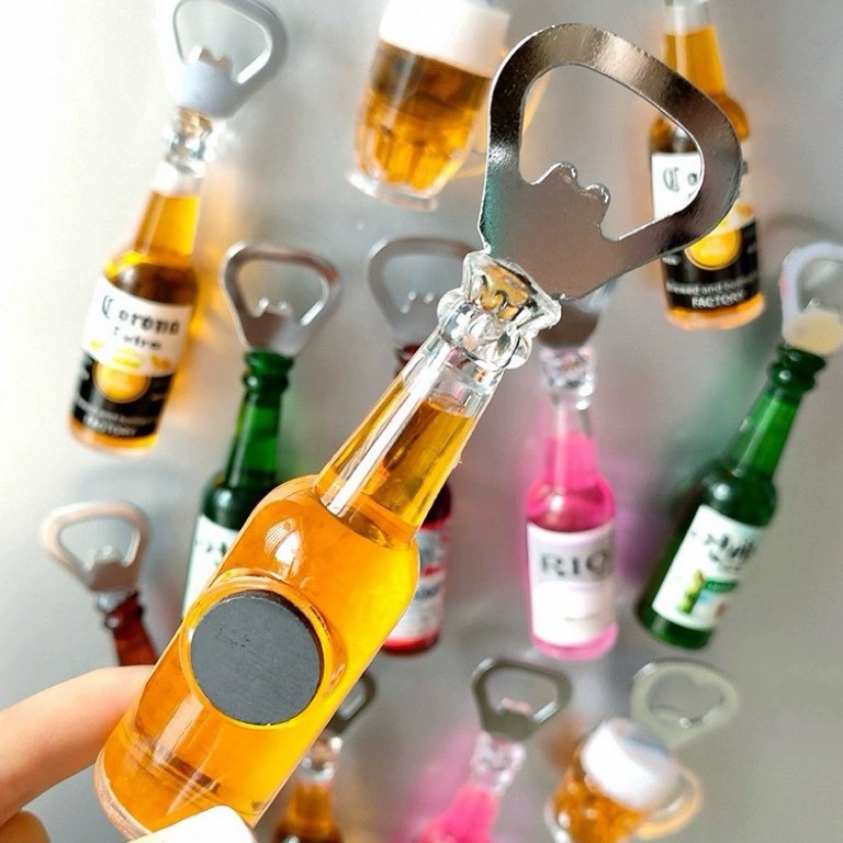 Ref magnet & bottle opener Beer drink juice style REF MAGNET quality ...