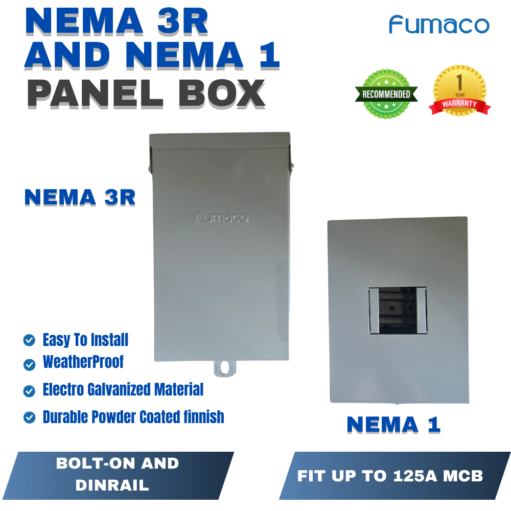 NEMA 3R weatherproof and Nema 1 Enclosure for bolt on & din rail fit in ...