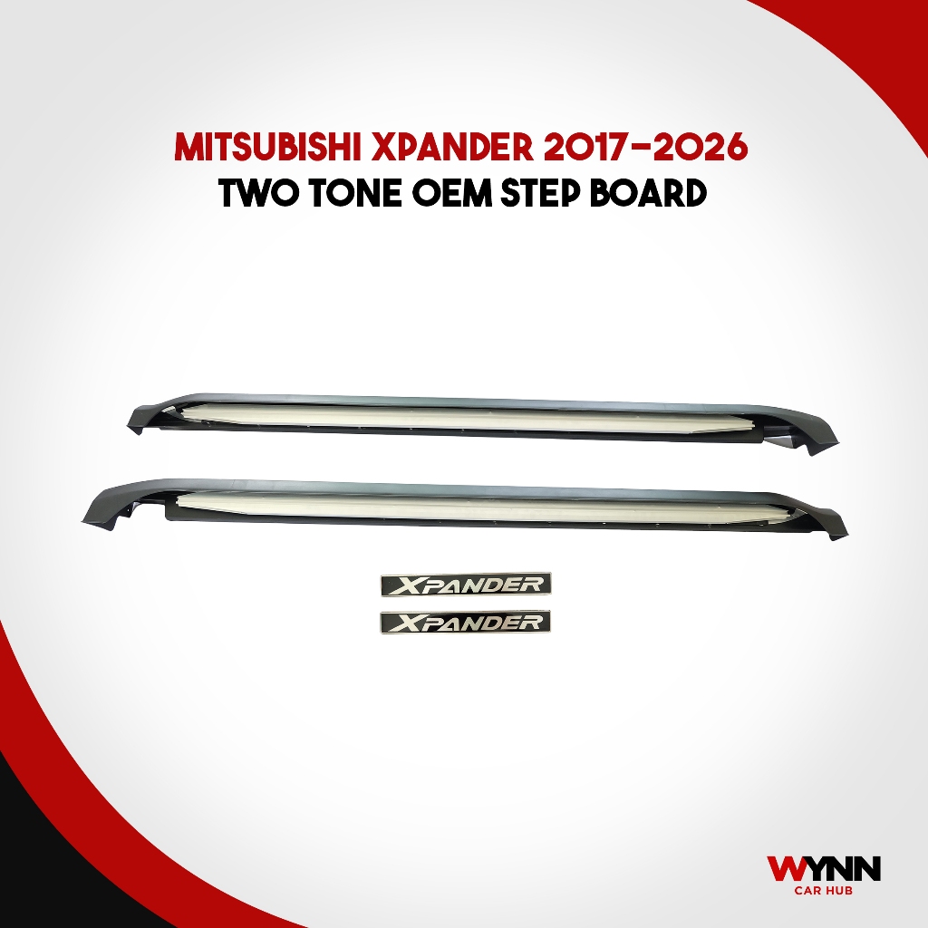 Mitsubishi Xpander 2017-2026 Two Tone OEM Step Board | Shopee Philippines