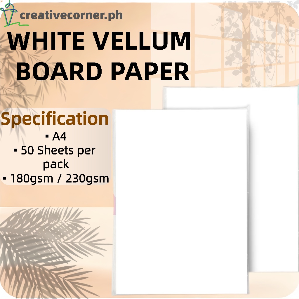 Shop a4 vellum paper for Sale on Shopee Philippines