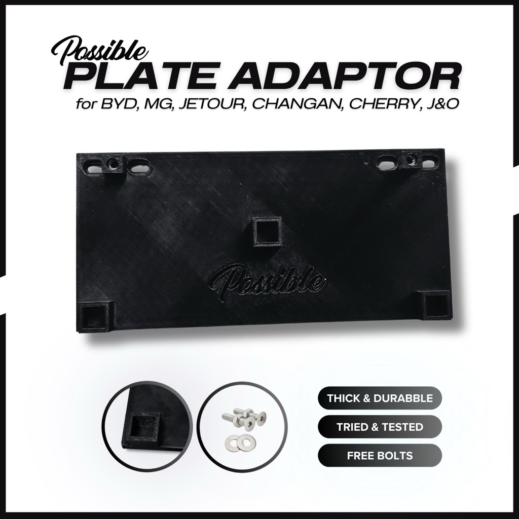 BYD / GAC / MG / JETOUR / CHERRY PLATE HOLDER / PLATE ADAPTOR | Shopee ...