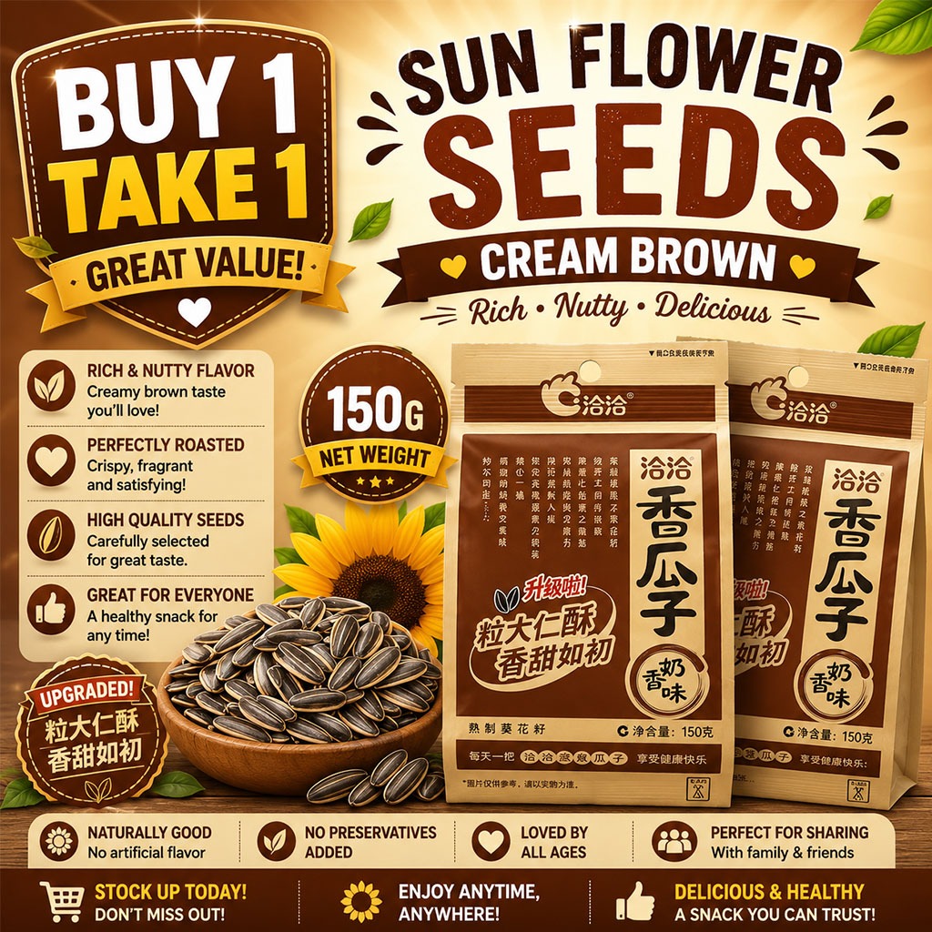 BUY 1 TAKE 1 ORIGINAL Sunflower Seed Qiaqia Chacha Roasted 3 FLAVOR ...