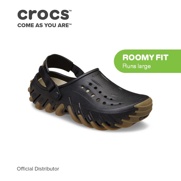 Crocs Echo Gum RO Clog in Black | Shopee Philippines