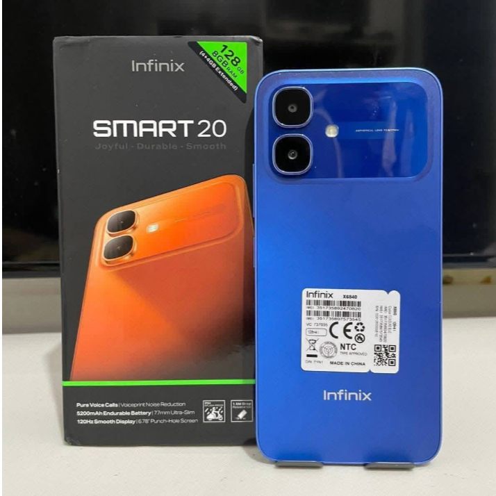 HOT-SALE!!! Infinix Smart 20, (up to 8GB [4GB + 128GB] MTK Helio G81 ...