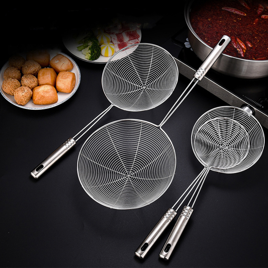 SKIMMER /COLANDER/STRAINER STAINLESS STEEL FRIES SKIMMER | Shopee ...