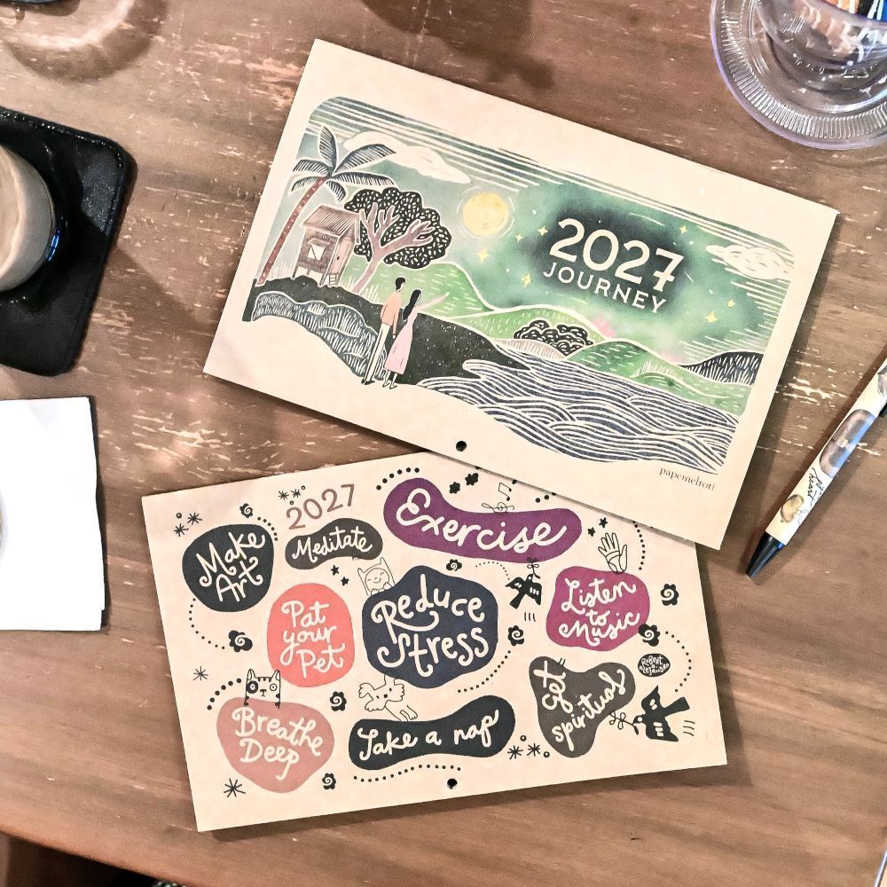 Papemelroti 2027 Wall Calendar | Undated Dated Planner | Daily Weekly ...
