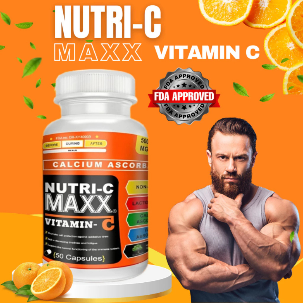 NUTRI-C MAXX Vitamin C Vitamin C Total Non Acidic Calcium Ascorbate ...