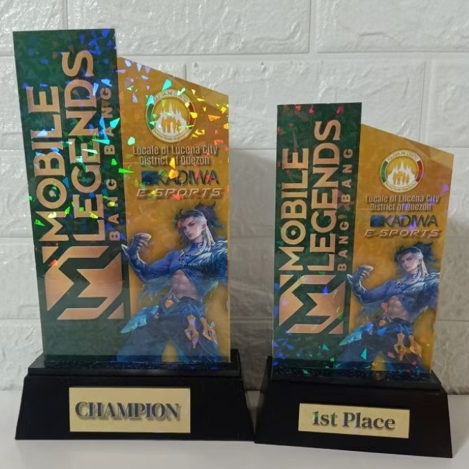 Mobile Legends plaque e-sports 5mm and 10mm thick customized sintra ...