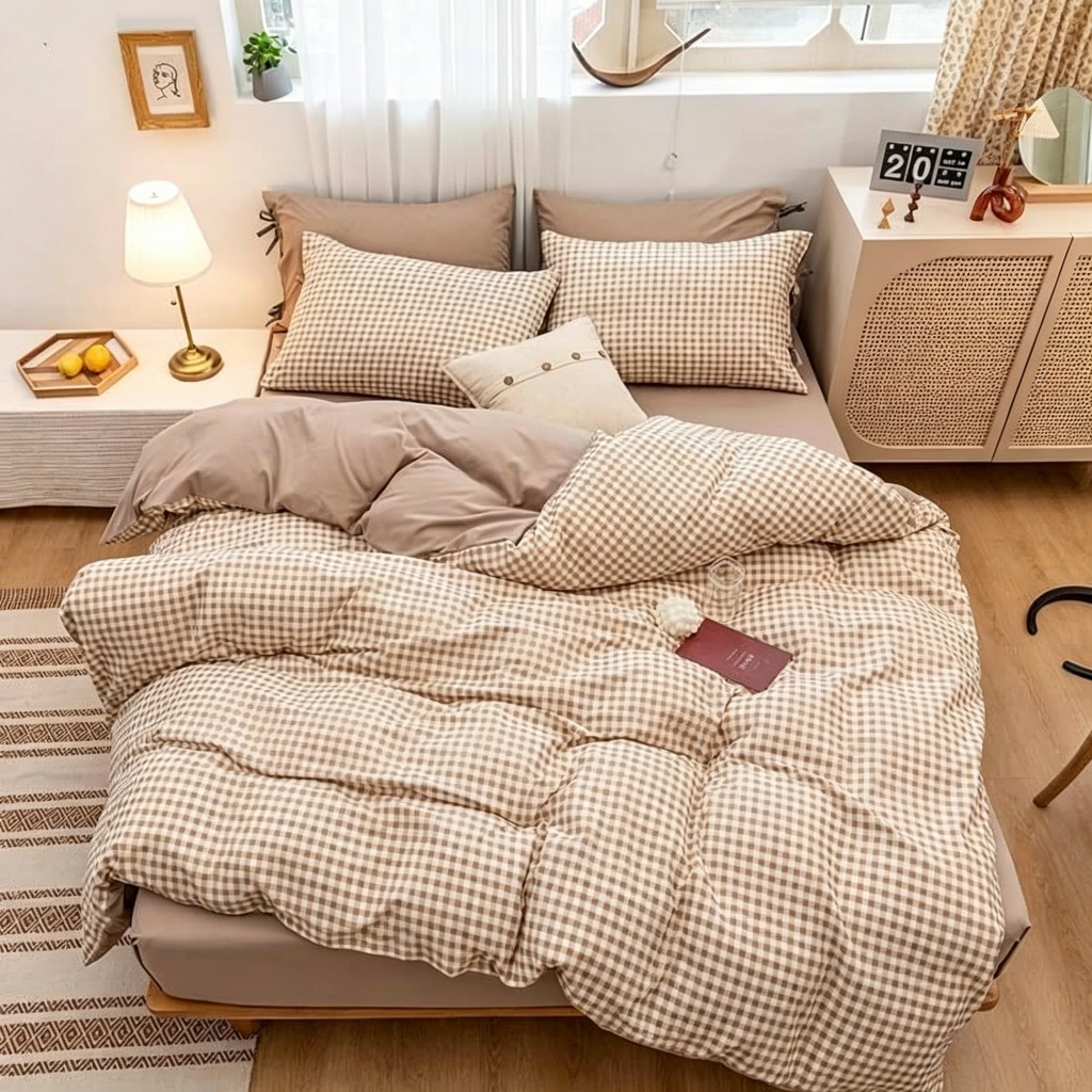 IHOME full garterize design singel/twin/double/queen/king size beddings ...