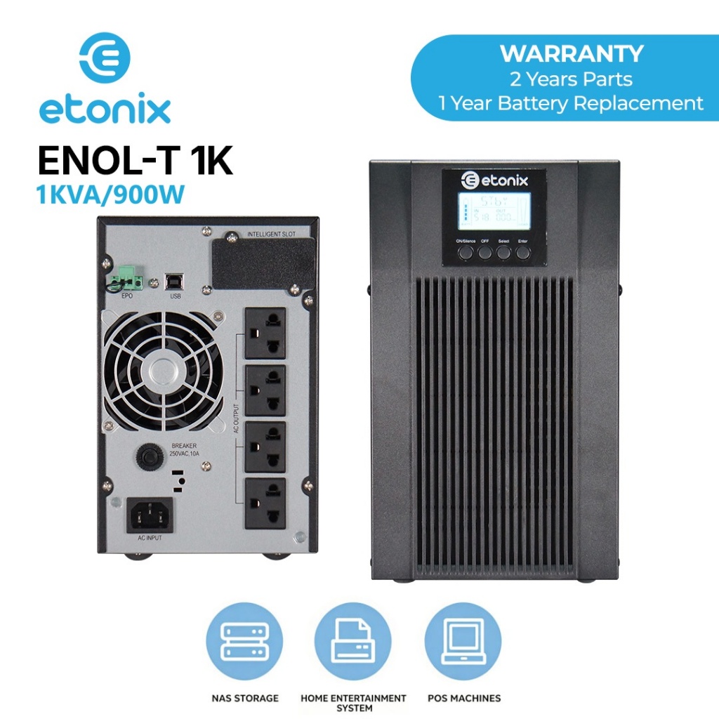 Etonix Online UPS 1000VA with AVR Uninterruptible Power Supply For ...