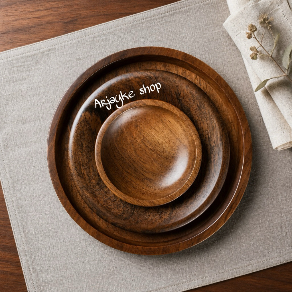 PLATES WOODEN HARDWOOD | Shopee Philippines