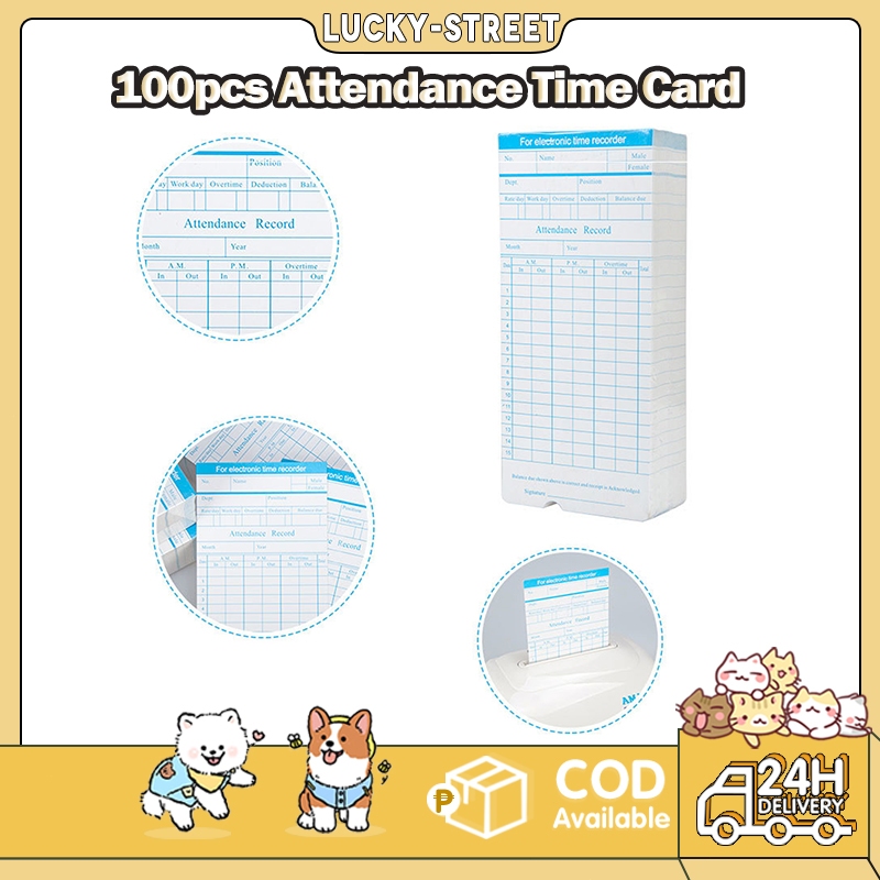 Shop timecard for Sale on Shopee Philippines