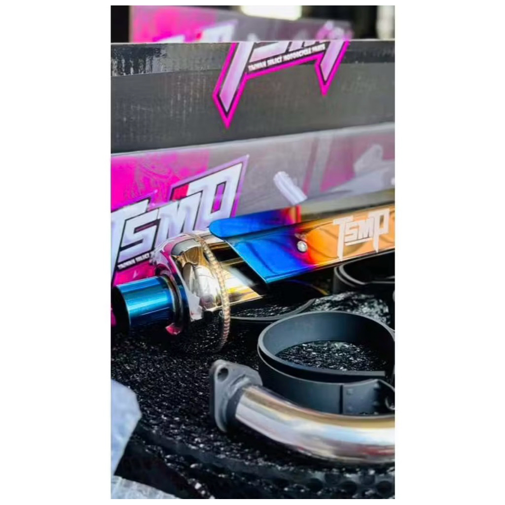 TSMP STAINLESS POWER PIPE V2-S2.5 32MM CLAMP TYPE NMAX/AEROX | Shopee ...