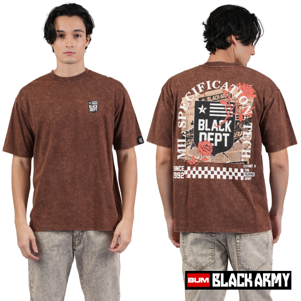 BUM BLACK ARMY - SINGLE JERSEY TEES SS GRAPHICS | Shopee Philippines