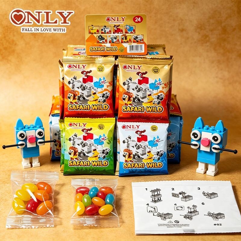 Only surprise blind boxes Includes candy and toys 24pcs/bag SOLDIER ...