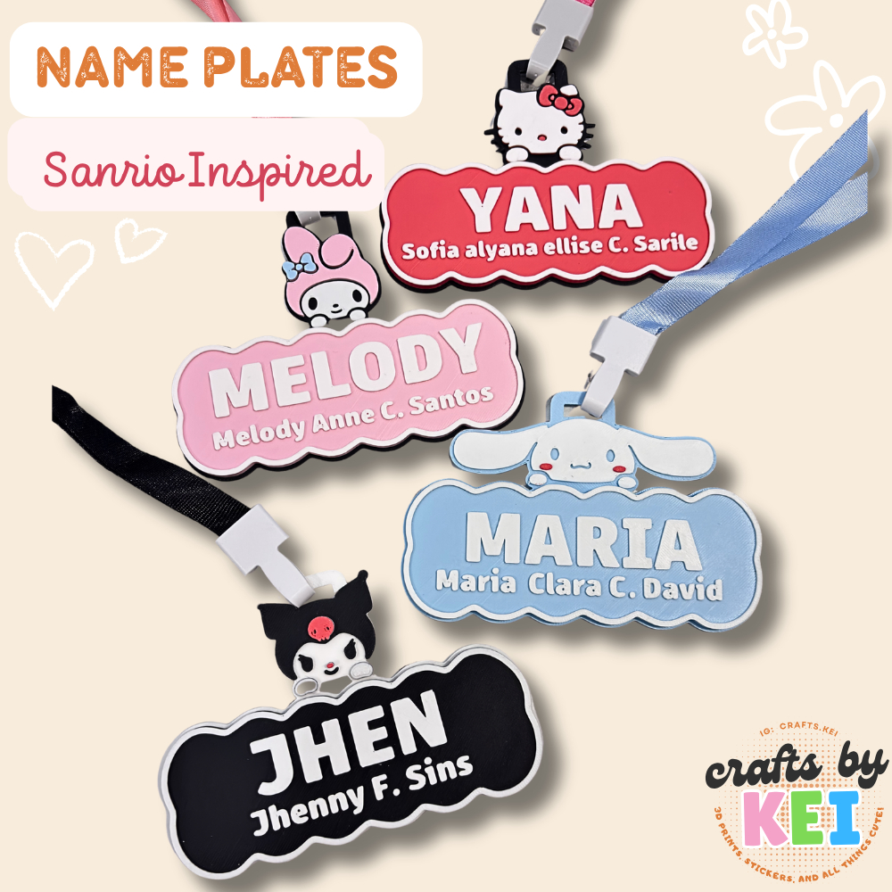 Shop kuromi name tag for Sale on Shopee Philippines