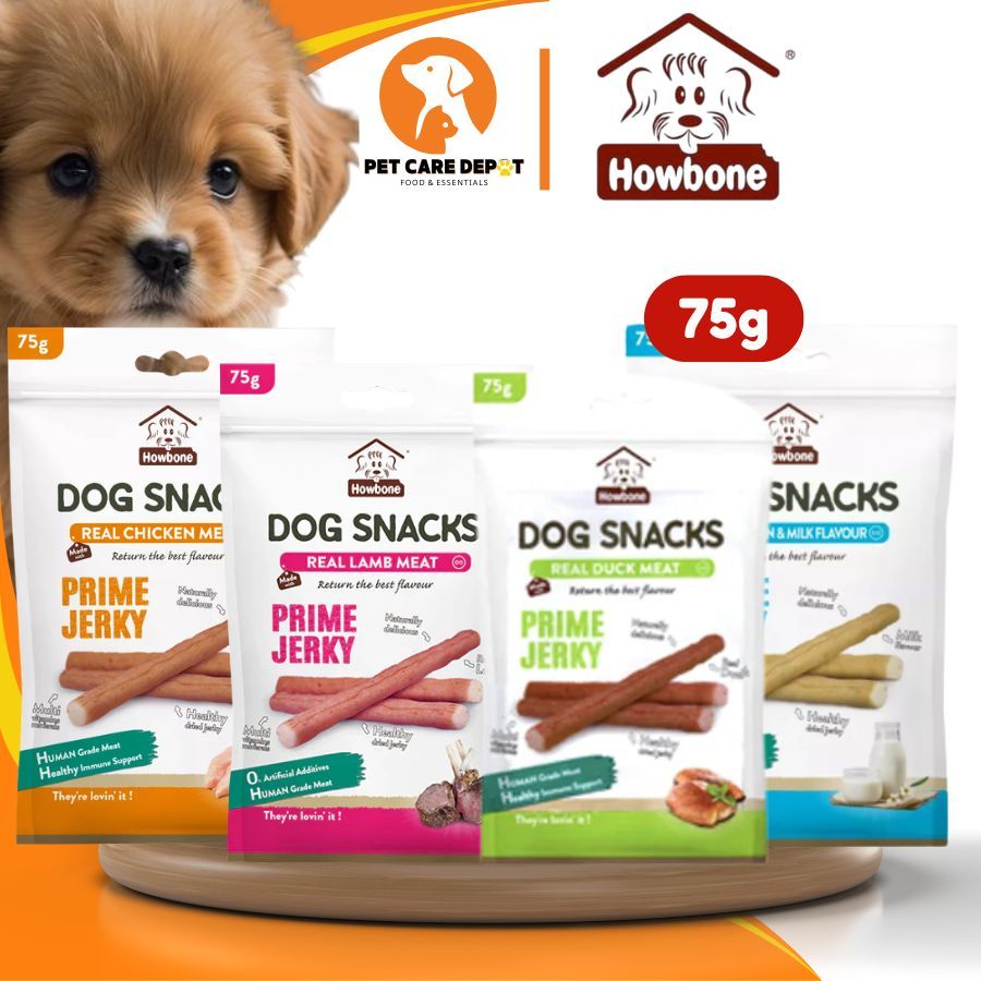 75g Howbone Prime Jerky Dog Dogs Snack Treat High Protein Source All ...
