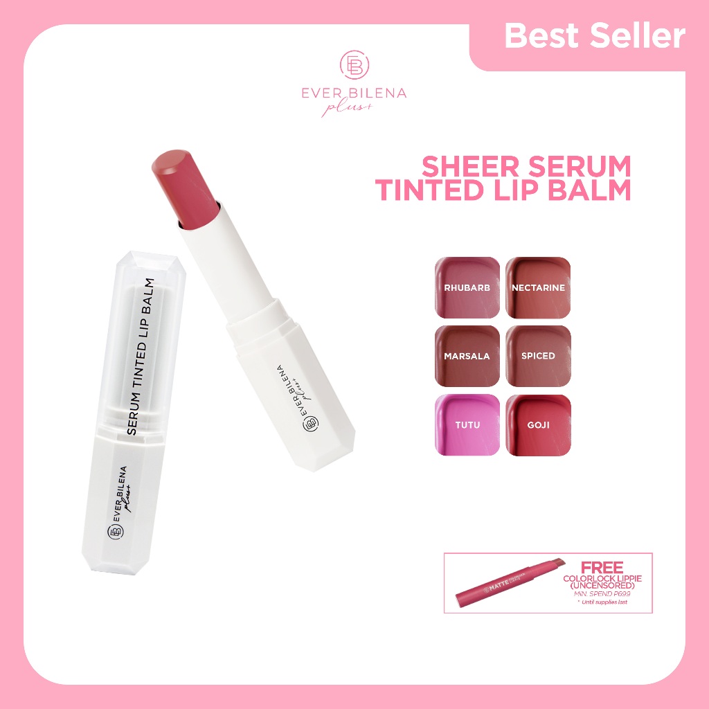 EB Plus Sheer Serum Tinted Lip Balm 3.2g | Shopee Philippines