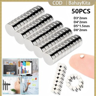 50PCS Neodymium Magnets Small Disc Strong Magnetic For DIY Crafts ...