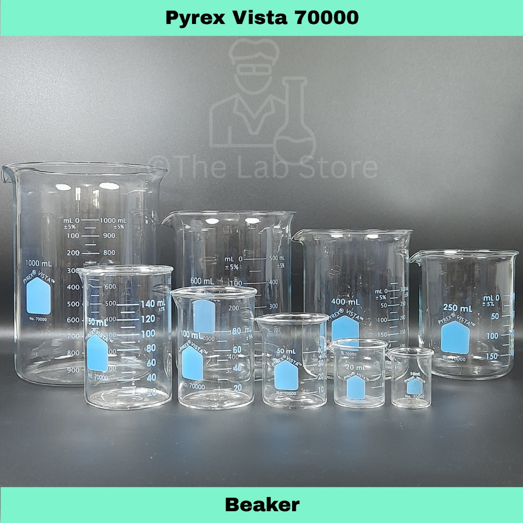 PYREX Beaker, Glass, Small Sizes (10mL to 500mL), Sold Per Piece ...