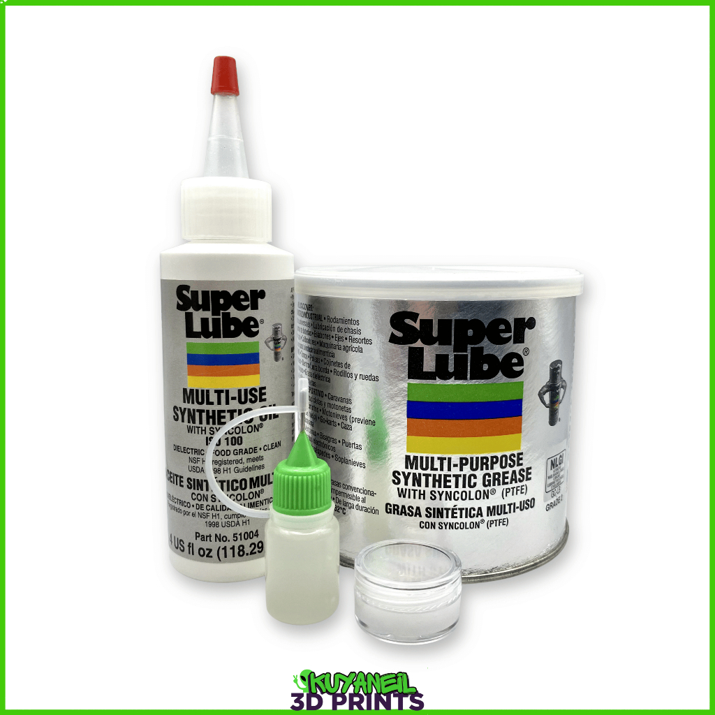 Super Lube 3D Printer Lubricant Kit | PTFE Oil & Grease Repacked for ...