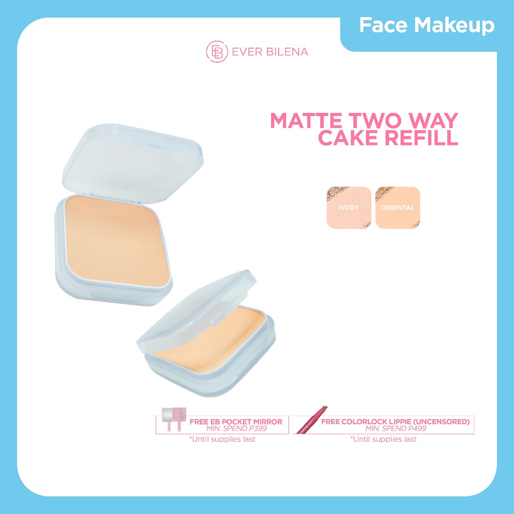 EB Matte Two Way Cake Refill 9g [Powder, Foundation, Makeup, Full ...