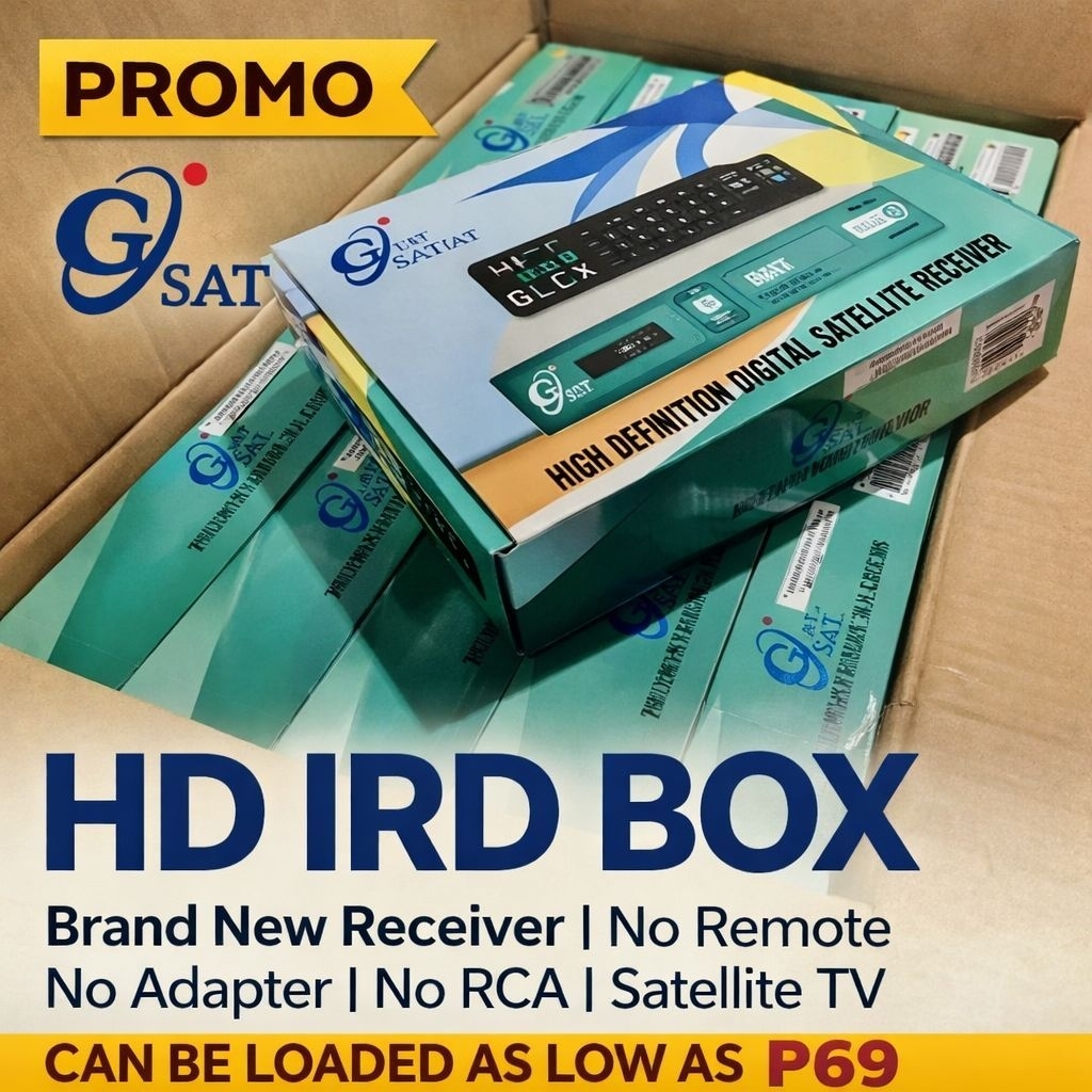 PROMO GSAT HD IRD Box | Brand New Receiver | No Remote, No Adapter, No ...