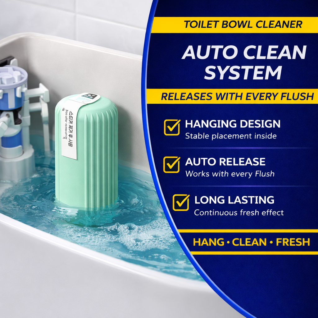 Automatic Toilet Bowl Cleaner for Tank Pine Scent Auto Release Long ...