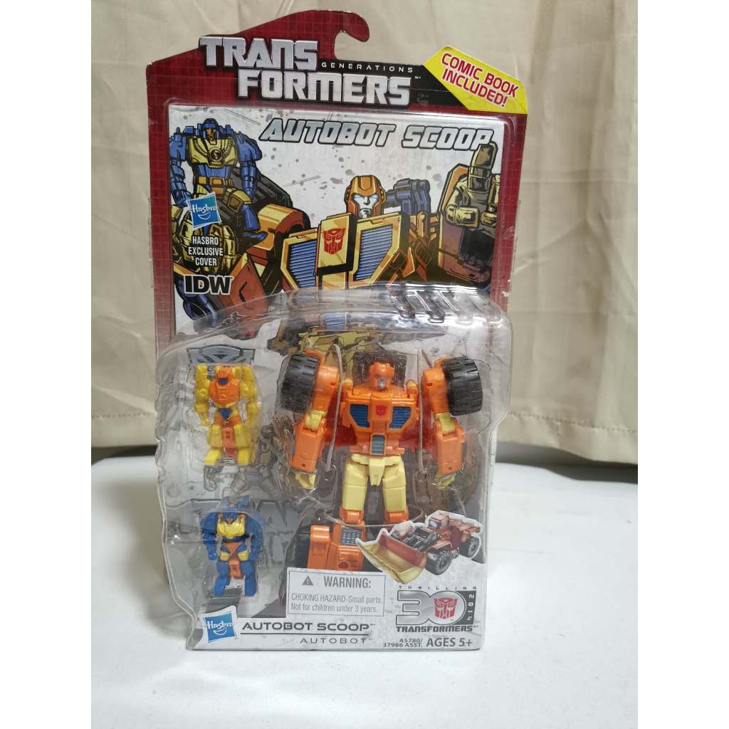 Transformers gen IDW Autobot Scoop deluxe class | Shopee Philippines