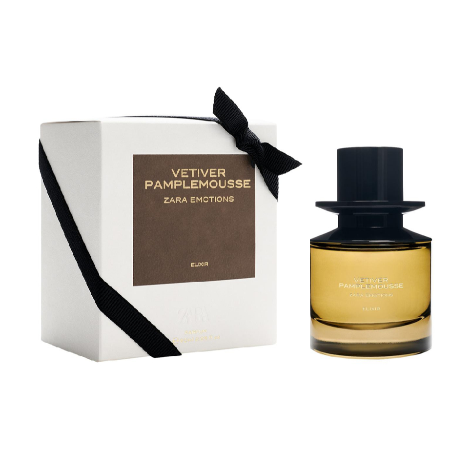 ZARA VETIVER PAMPLEMOUSSE 7.5 ML MINI / 100 ML EAU DE PARFUM | Shopee ...